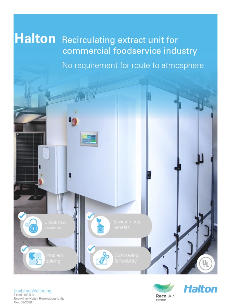 Halton RecoAir Brochure BR 018 | PDF | Filtration | Duct (Flow)