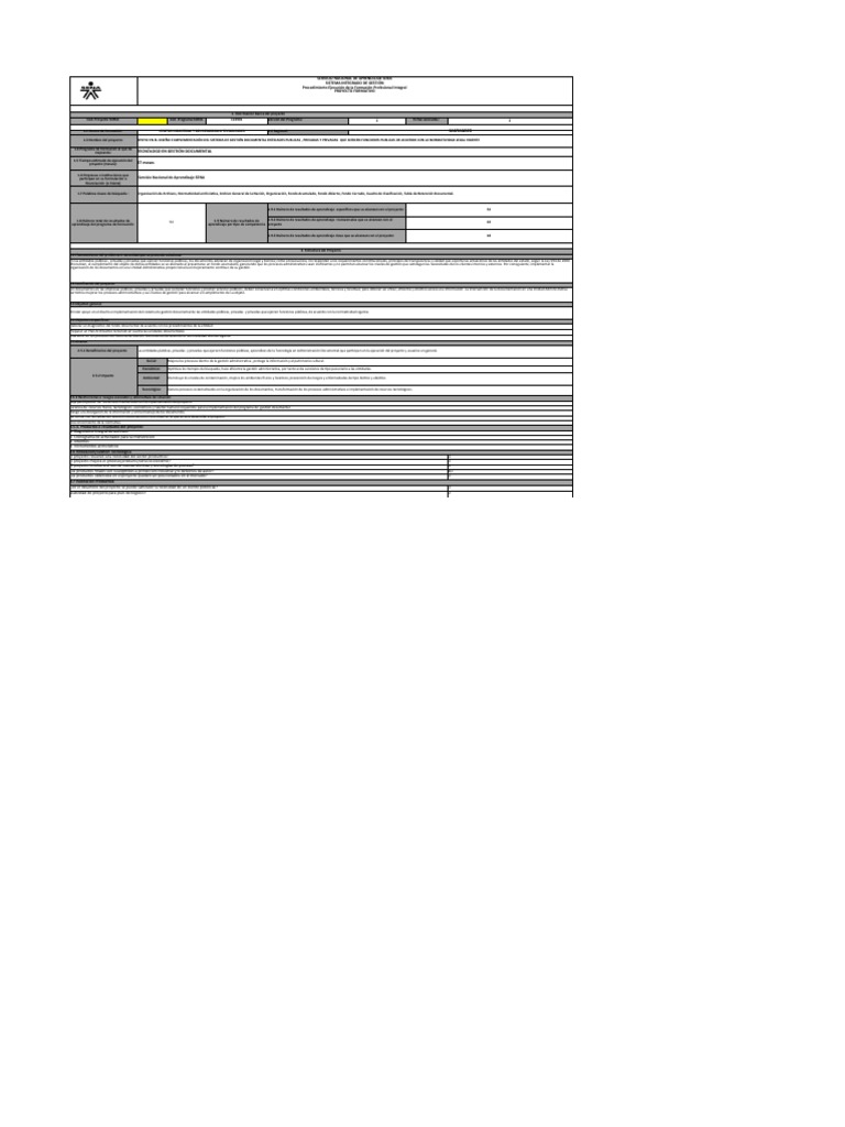 Proyecto y Malla Académica Programa TGD 122901 V1 FINAL | PDF | Gestión de registros | Business