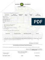 Migration Certificate Form Final | PDF | Affidavit