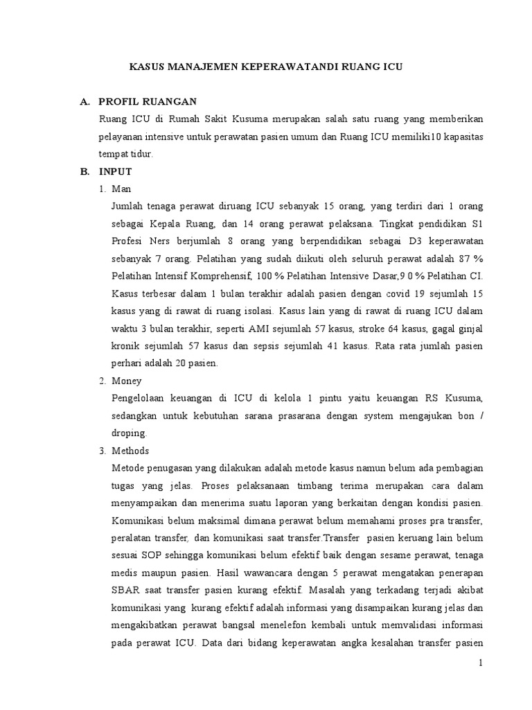 Trigger Case PKK III Manajemen | PDF