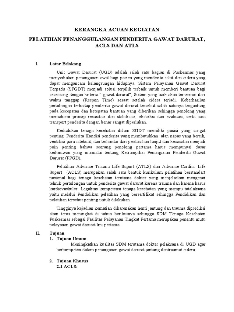 Jadwal Pelatihan ATLS 2026 | PDF | Sains & Matematika