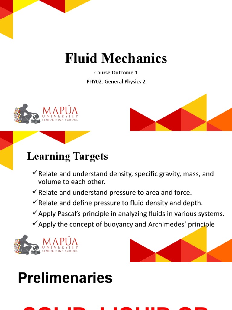 PHY02 - Course Outcome 1 | PDF | Buoyancy | Pressure