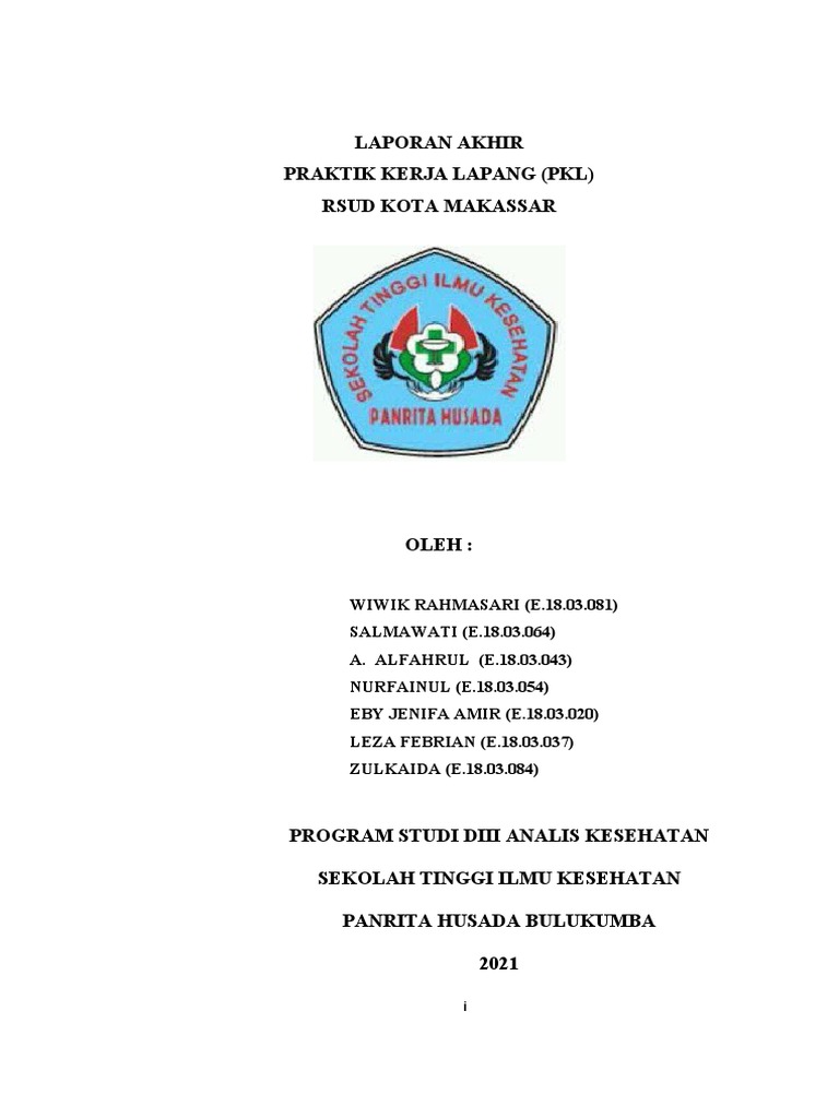 Laporan Rsud Kota Makassar | PDF