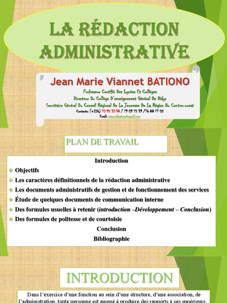 La Redaction Administrative CRJ - Co | PDF