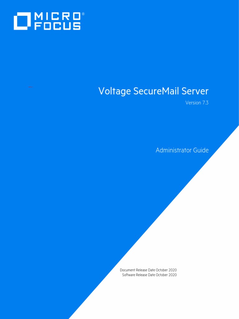 Voltage Securemail Server: Administrator Guide | PDF | Computer Science ...