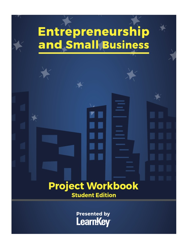 Project Workbook: Student Edition | PDF | Entrepreneurship ...