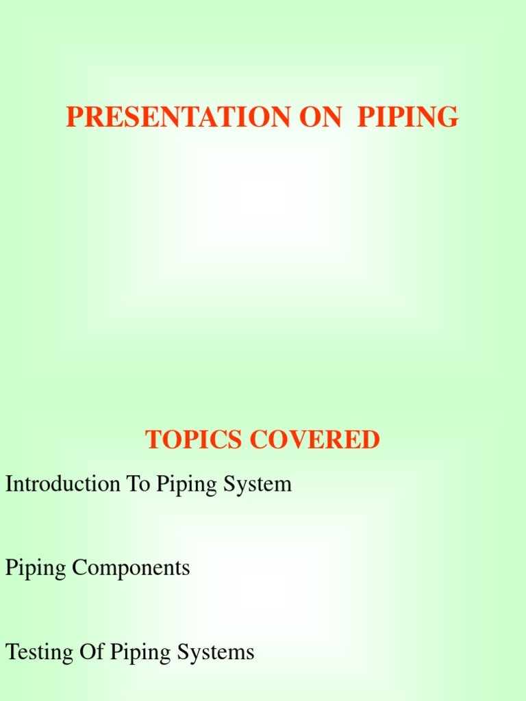 Fittings Training | PDF | Pipe (Fluid Conveyance) | Valve