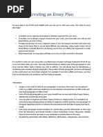 Creating an Effective Skeleton Essay Plan | PDF | Essays | Human ...