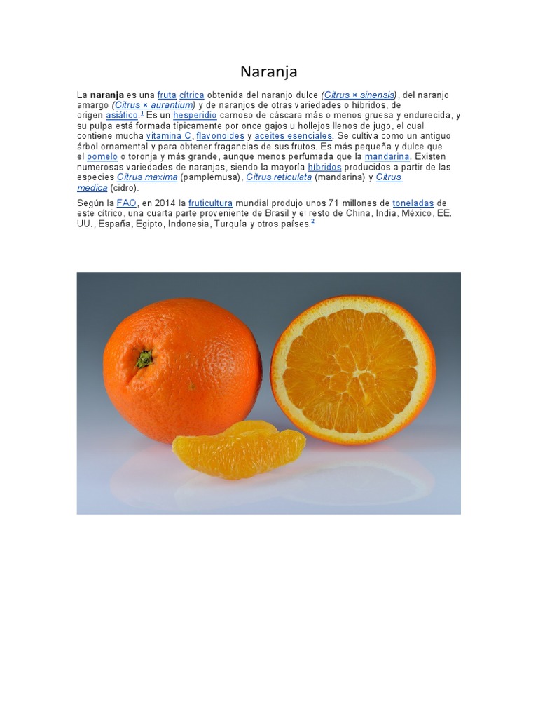 Naranja | PDF