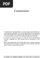 Definition of Counterclaims - Philippines | PDF