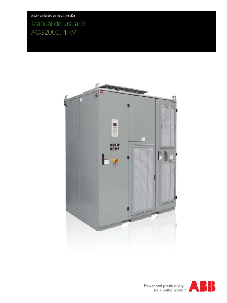 2UEA001270 ACS2000 4kV User Manual ES RevF | PDF
