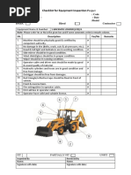 Concrete Mixer Machine Checklist Final | PDF