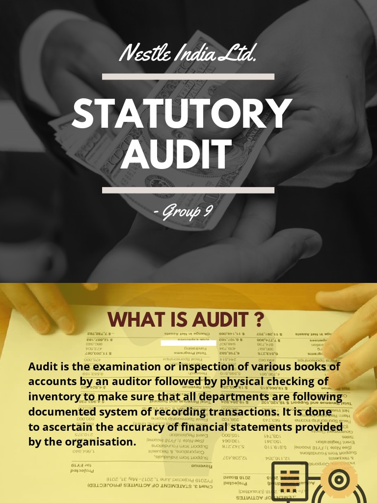 Nestle India LTD.: Statutory Audit | PDF | Audit | Financial Audit