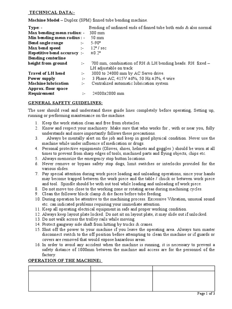 Sop Duplex MC | PDF | Machines | Switch