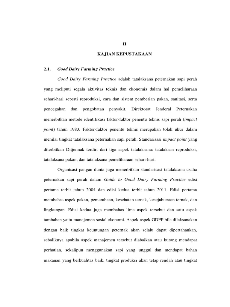 Good Dairy Farming Practice | PDF