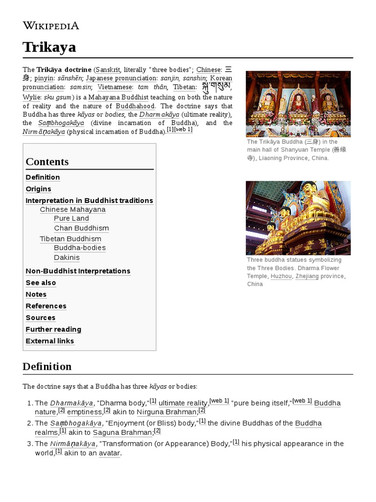 Trikaya: Nirmā | PDF | Spirituality | Indian Philosophy