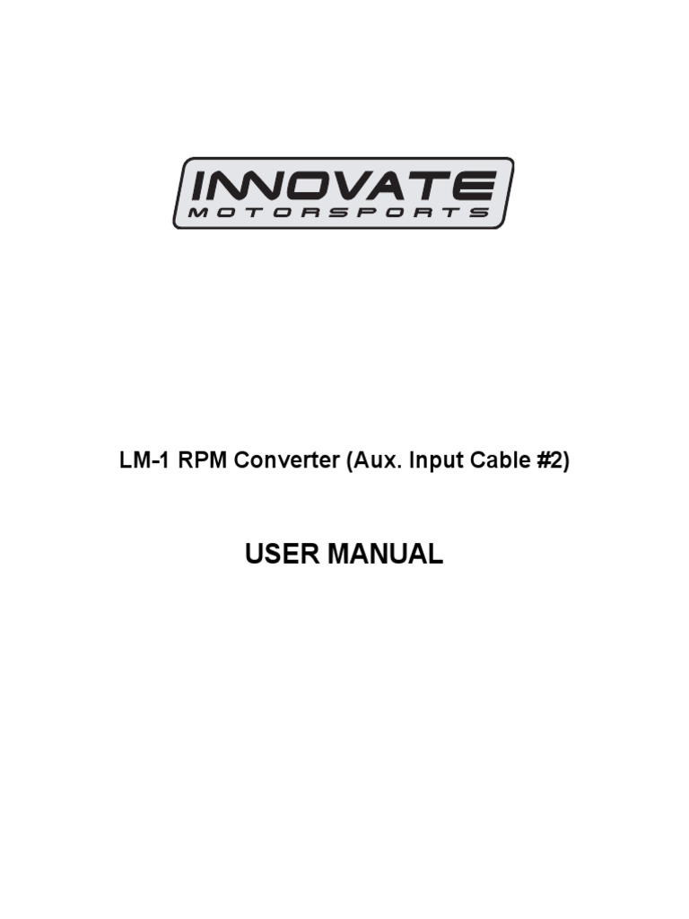 LMA2 Manual | PDF | Ignition System | Distributor