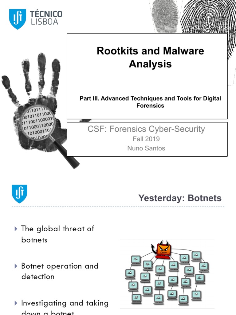 Csf1920!3!04-Rootkits and Malware Analysis | PDF | Malware | Kernel (Operating System)
