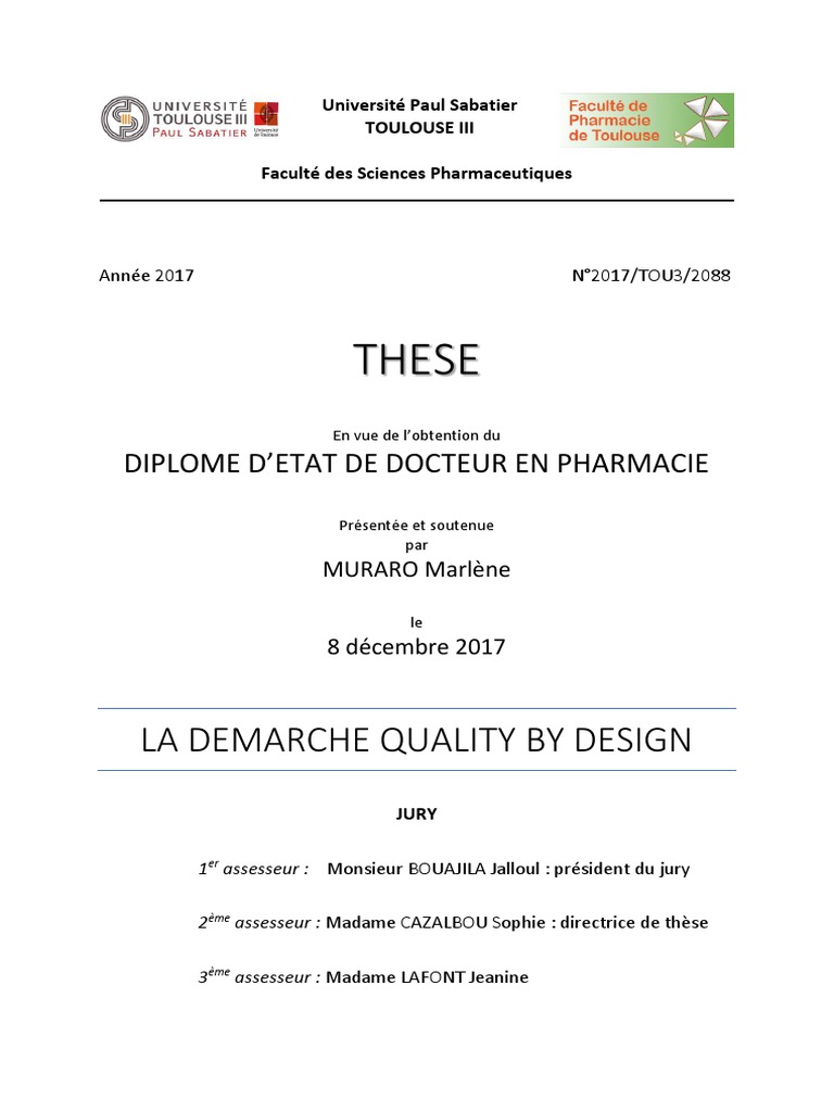 La Demarche Quality by Design | PDF | Affaires