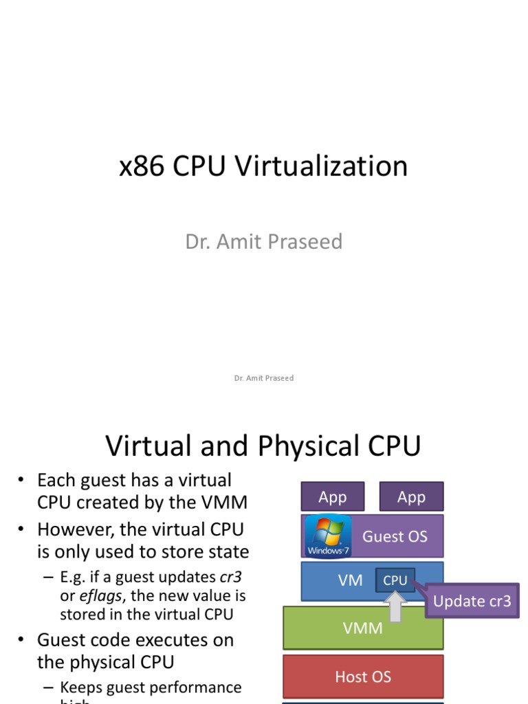 x86 Cpu Virtualization | PDF | Scheduling (Computing) | Thread (Computing)