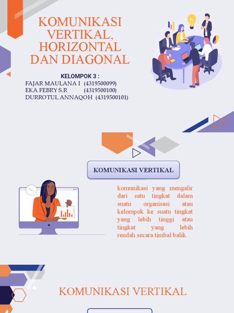 Kelompok 3 - Vertikal, Horizontal & Diagonal | PDF