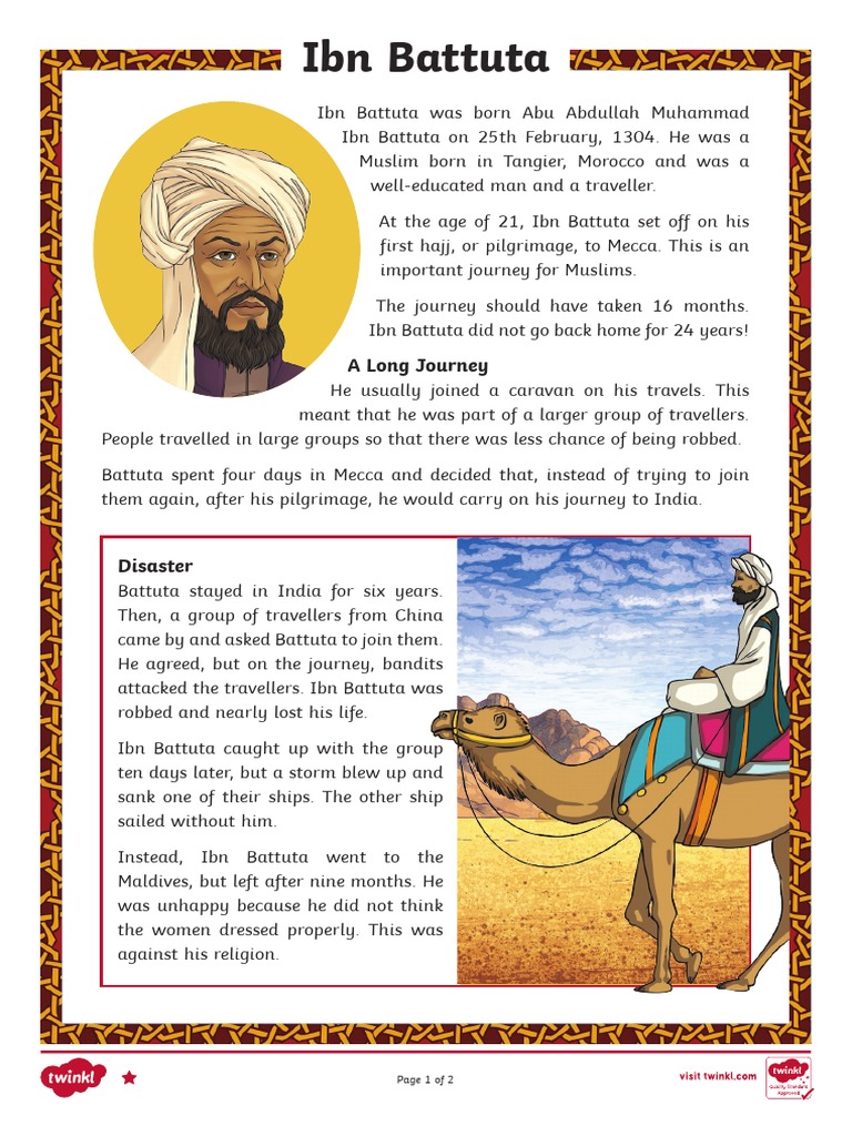 Ibn Battuta: A Long Journey | Download Free PDF | Hajj | Mecca