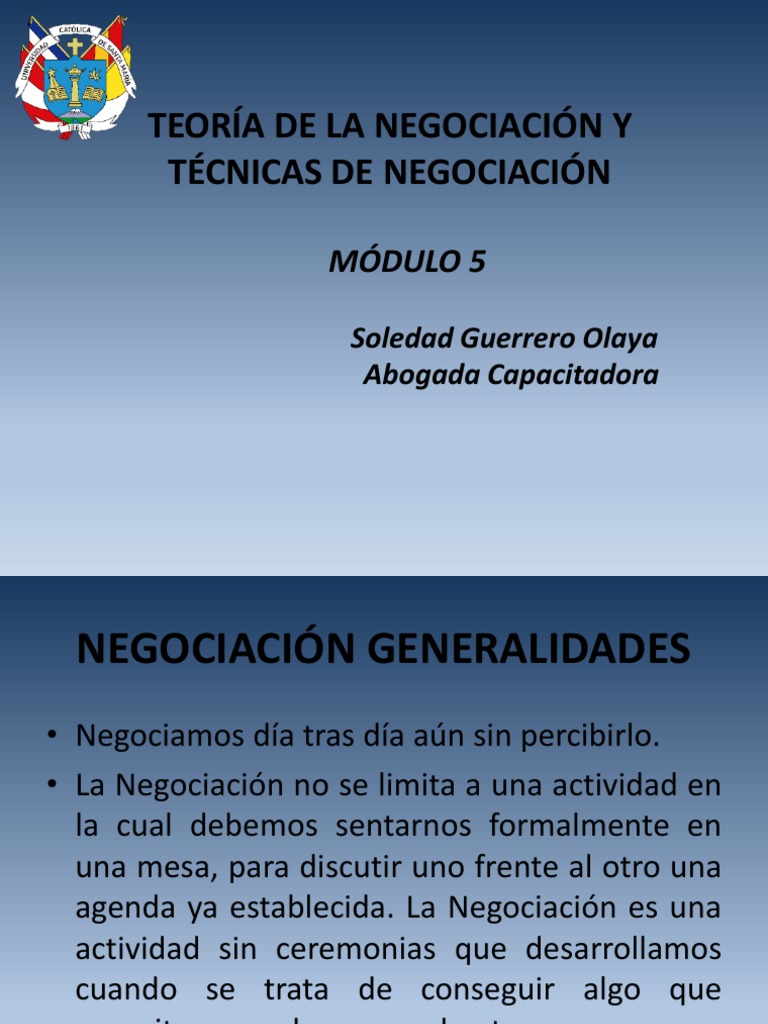 Teoría y Técnicas de Negociación | PDF | Negociación | Negociación