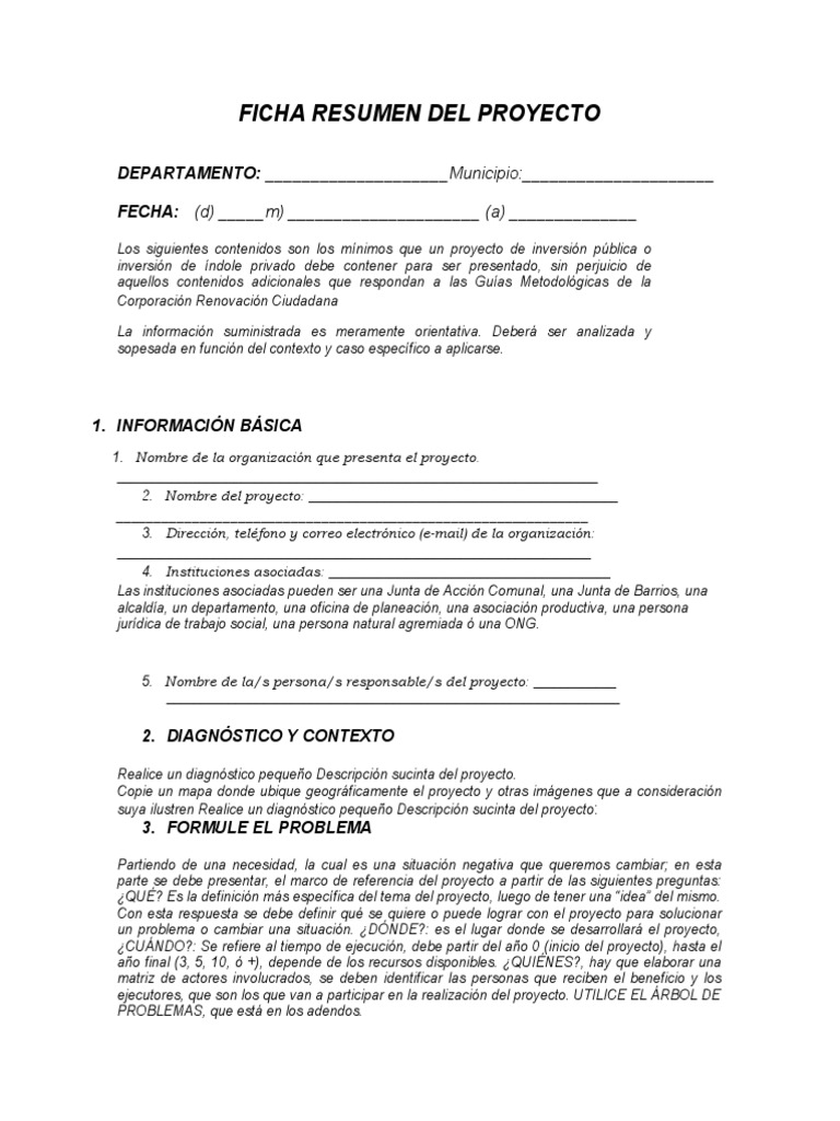 Formato para Proyectos Productivos | PDF | Presupuesto | Economias