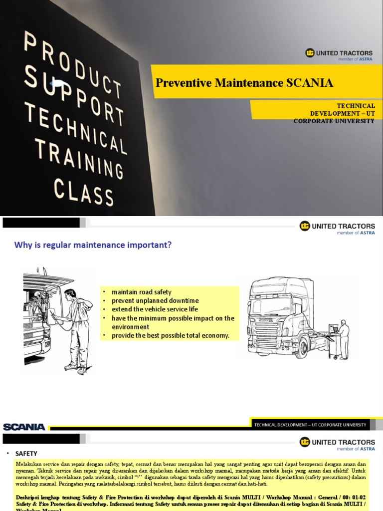 Preventive Maintenance SCANIA Cus | PDF
