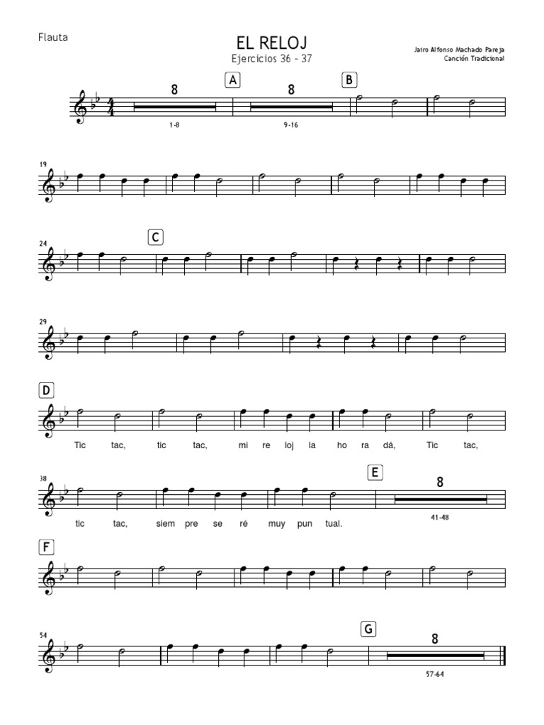 El Reloj Partes | PDF | Saxofón | Orquestas