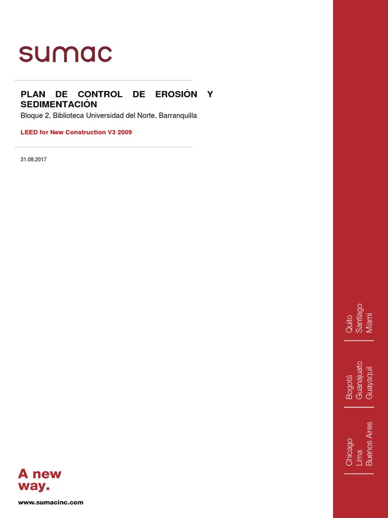 ANEXO3 - SUMAC - Plan de Control de Erosión y Sedimentación UniNorte ...