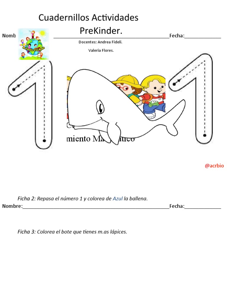 Cuadernillo-40-Actividades-pre Kinder | PDF