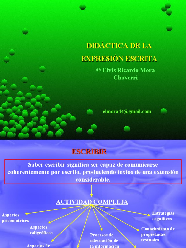 Didactica de La Expresion Escrita | PDF | Comunicación | Gramática