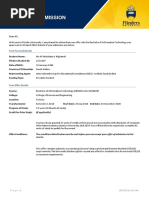 Preeti Offer Letter - Mict | PDF | University And College Admission ...