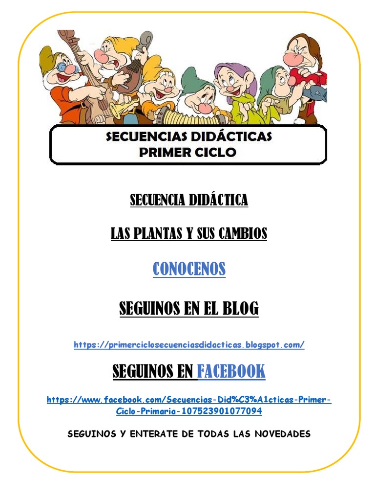 Las plantas y sus cambios a lo largo del año | PDF | Botánica | Plantas