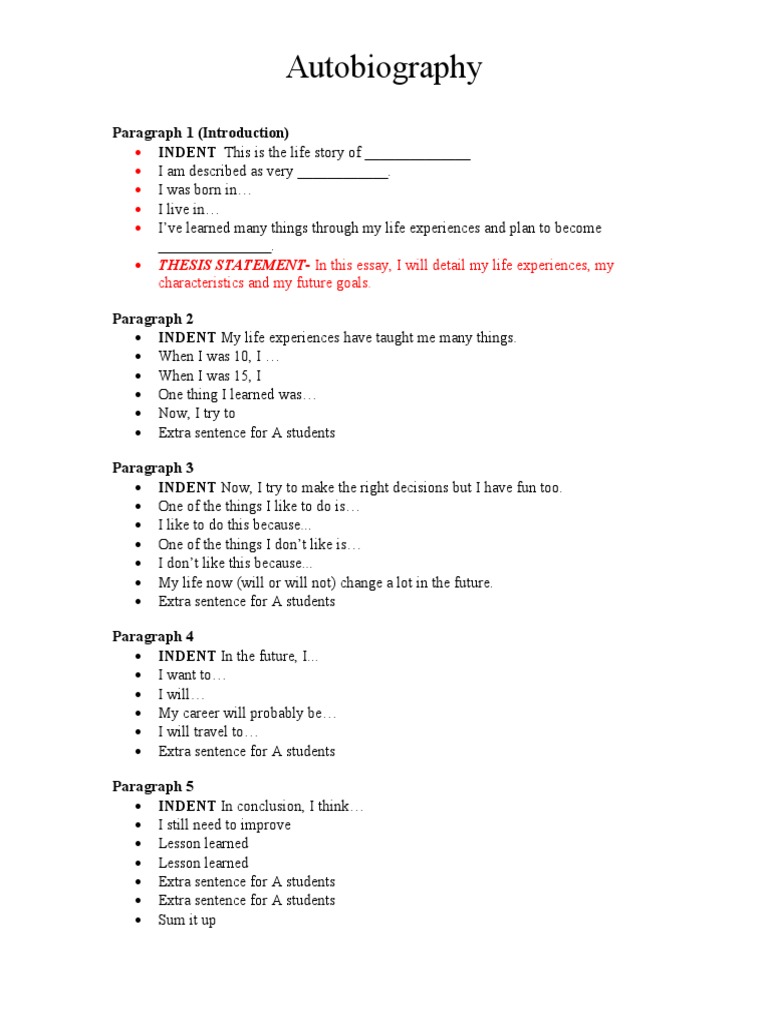 Autobiography | PDF | Language Arts & Discipline | Self-Improvement