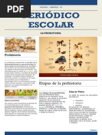 Esquema de La División de La Prehistoria | PDF