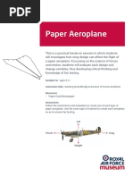 A History of The Paper Planes - Paper | PDF | Airplane | Flight