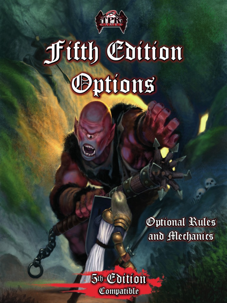 Fifth Edition Options | PDF | Wizards Of The Coast Games | Role Playing ...