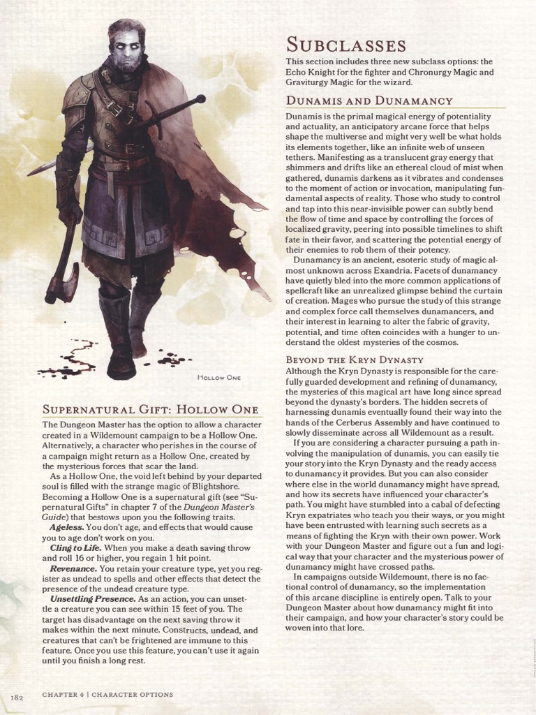 Wildemount Archetypes and Spells | PDF