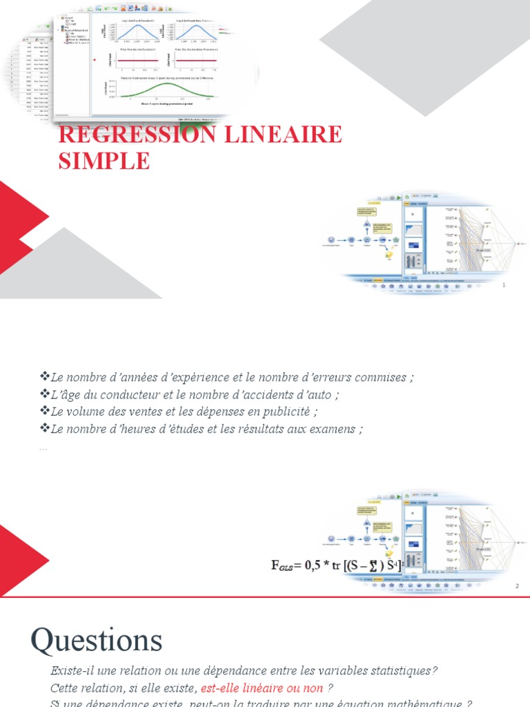 Régression Linéaire | PDF | Régression linéaire | Statistiques