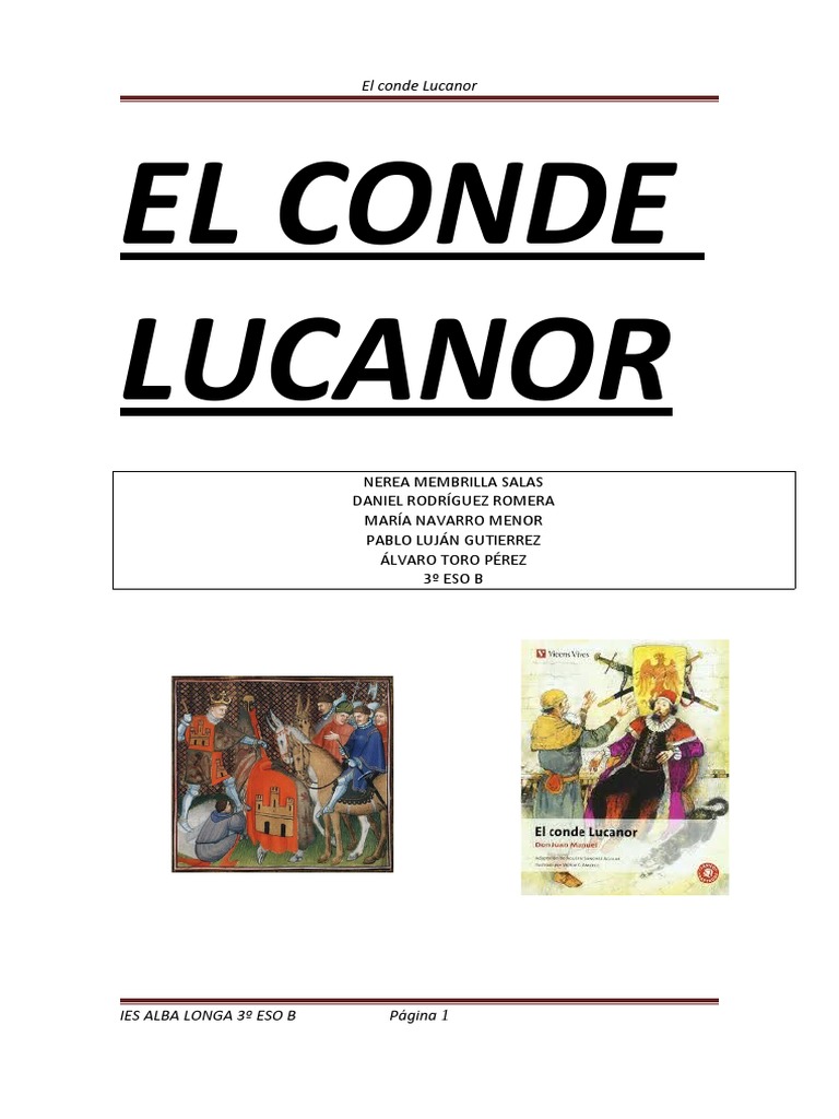 El Conde Lucanor | PDF