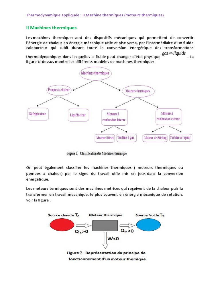 Types de machines thermiques | PDF | Pompe à chaleur | Température