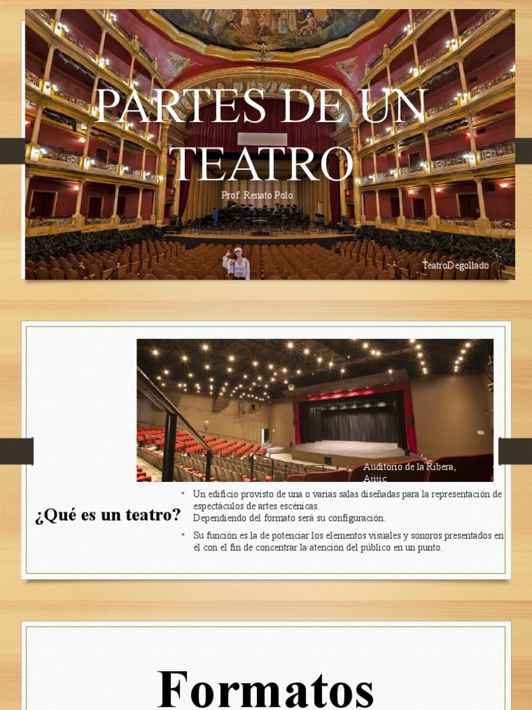 Partes y Elementos de un Teatro | PDF