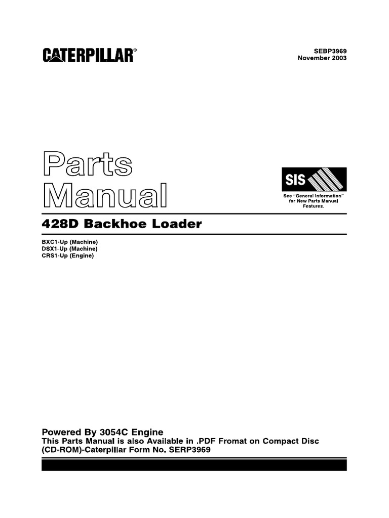 Caterpillar 428D Manuel Technique | PDF
