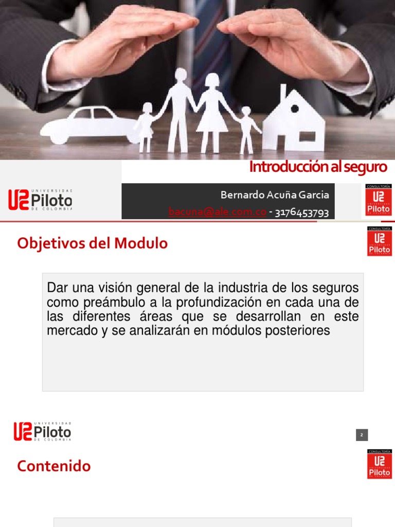 Introducción Al Seguro | PDF | Póliza de seguros | Seguro
