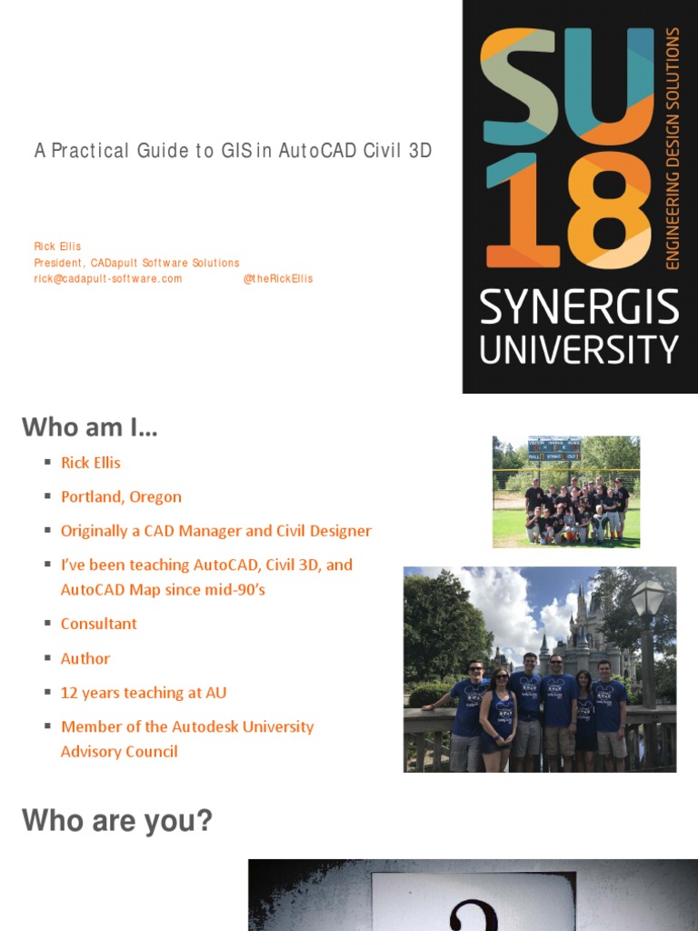CIVIL 3D GIS A Practical Guide To Gis in Autocad Civil 3d | PDF | Auto ...
