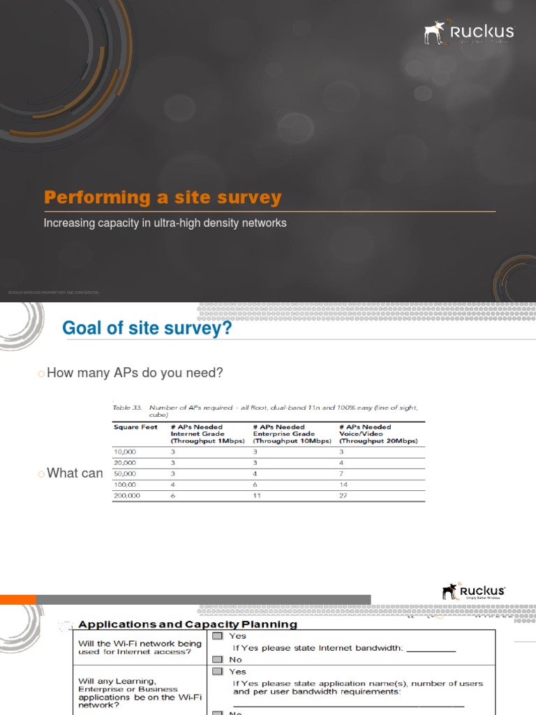 Site Survey | PDF | Ieee 802.11 | Wi Fi