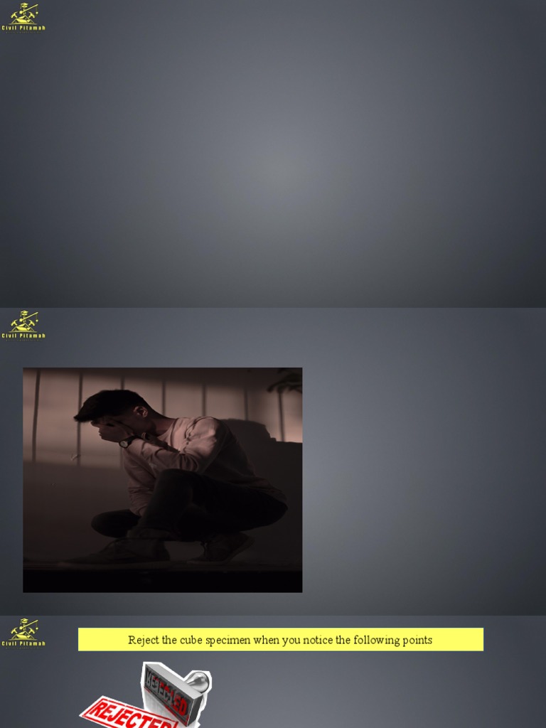 Criteria for Acceptance and Rejection of Concrete Cube Test Specimens ...