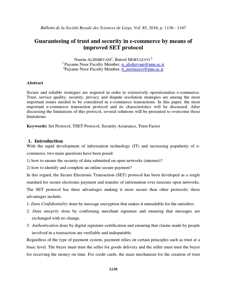 Secure Electronic Transaction | PDF